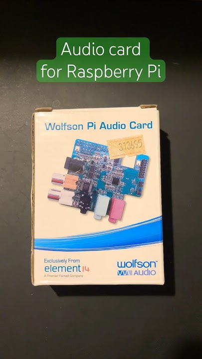 Hi-Fi audio card for Raspberry Pi (Wolfson Pi Audio Card) #unboxing - YouTube