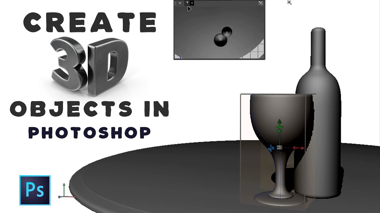 Create 3D Objects In Photoshop Convert 2D To 3D In Photoshop 3D Create 3D Objects In Photoshop Convert 2D To 3D In Photoshop 3D