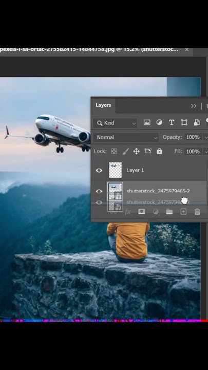 Photoshop Quick Tip: Seamless Auto-Blend Layers in Seconds#shorts - YouTube