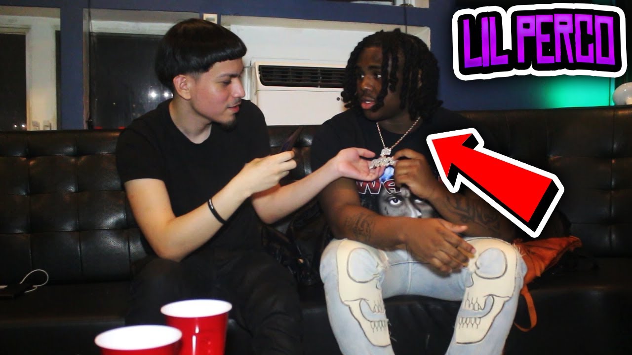 I TRIED TO TAKE LIL PERCO CHAIN AND THIS HAPPENED... - YouTube