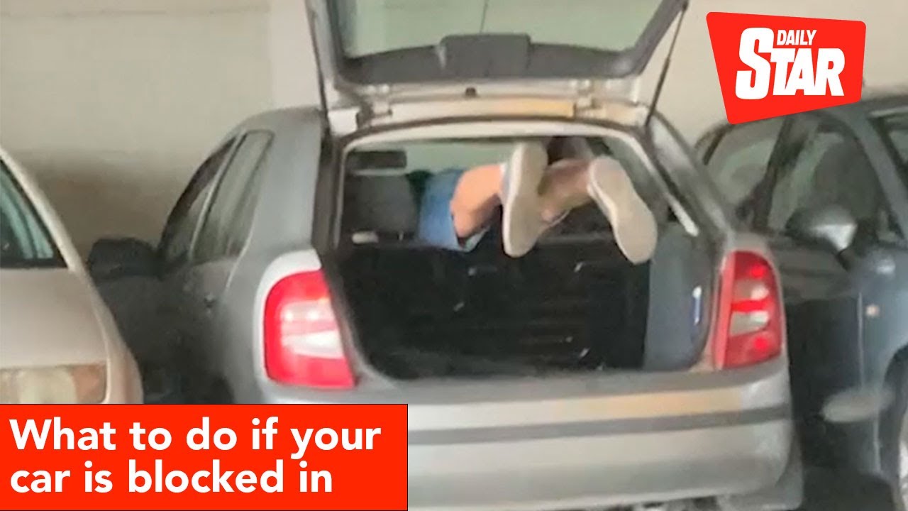 What to do if your car is blocked in - YouTube