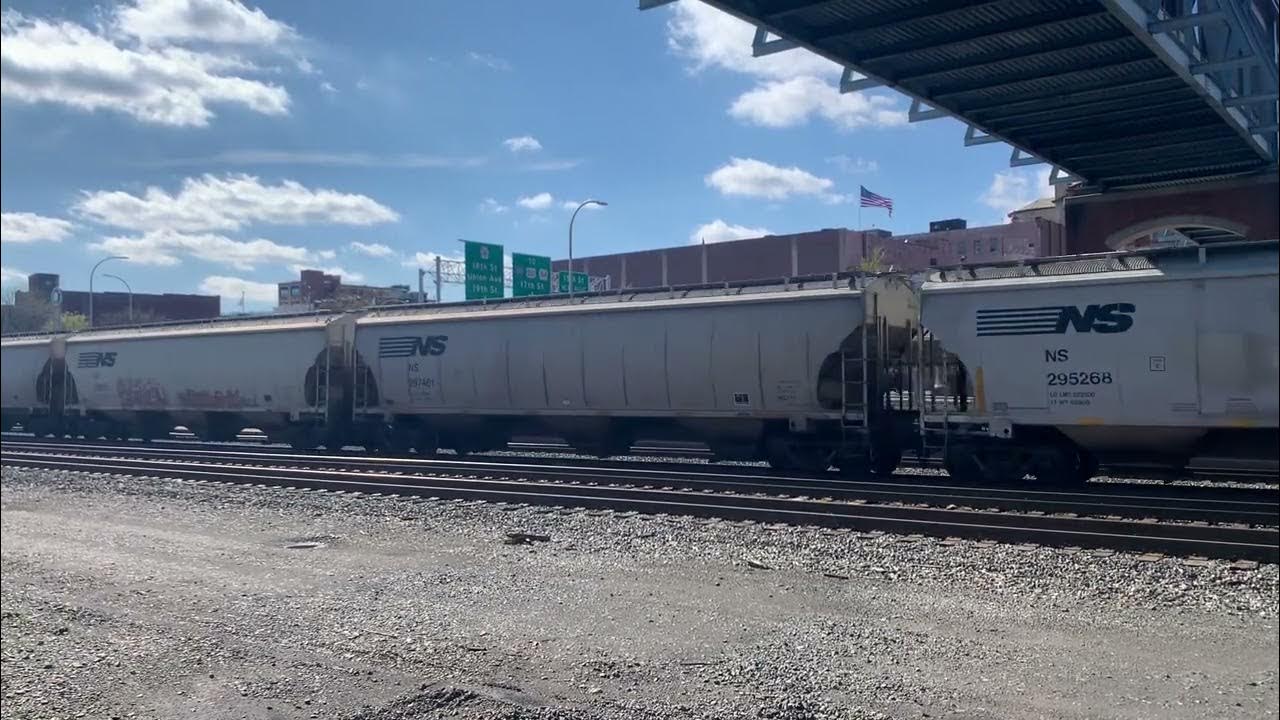 NS 4404 NS 4755 NS 1015 Downtown Altoona, PA 4/18/2024 - YouTube