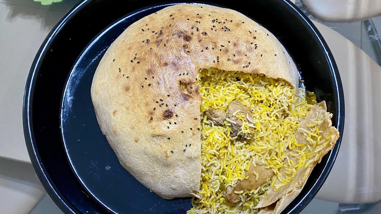 Parda Pulao | Arabian Ouzi Rice | Stuffed Naan Biryani | Arabian ...