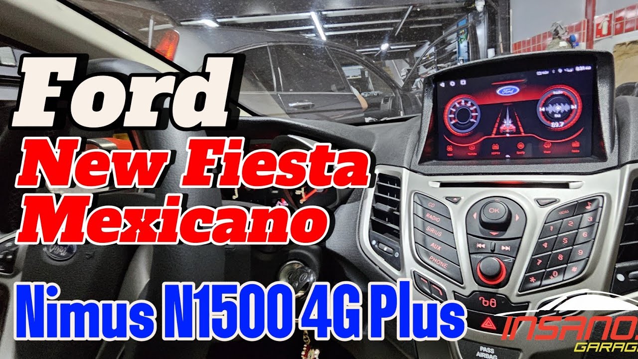 Central Multimídia New Fiesta Mexicano Nimus N1500 4G Plus, Apple Carplay e Android Auto ...