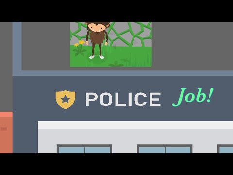 Getting the police job in Sneaky Sasquatch episode 25 - YouTube