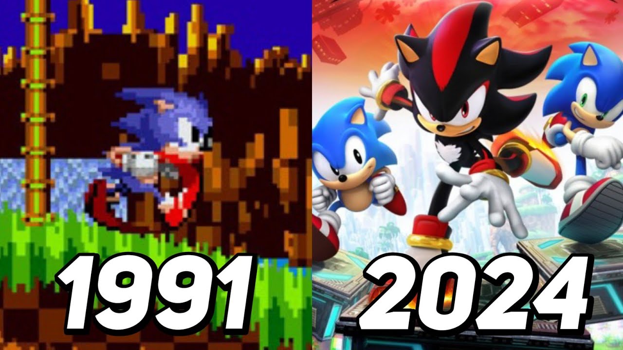Evolution of Sonic the Hedgehog Games (1991-2024) - YouTube