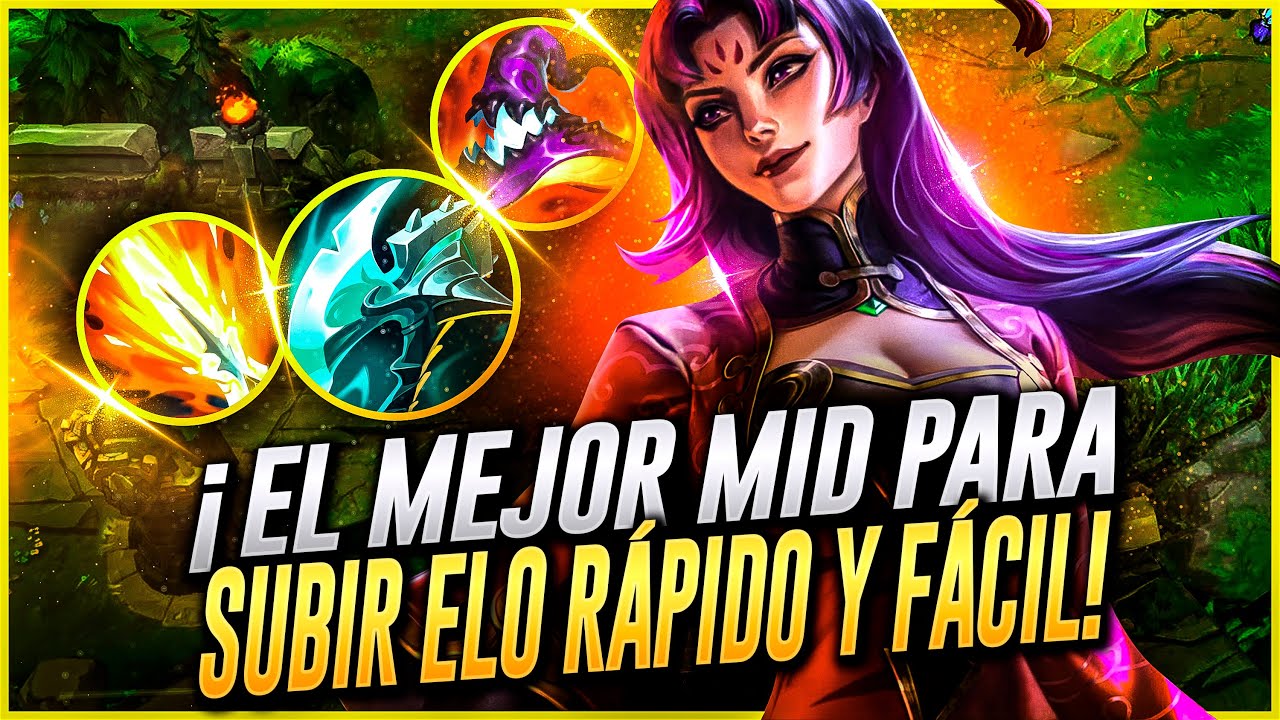 🌙 El MEJOR MID para *SUBIR ELO RÁPIDO y FÁCIL* | Como JUGAR DIANA MID ...