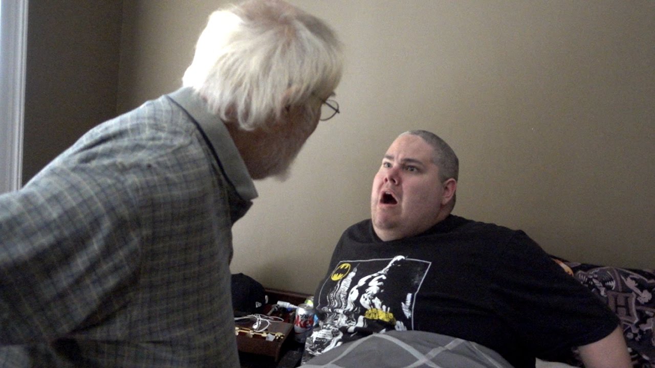 ANGRY GRANDPA DESTROYS WRESTLEMANIA TICKETS!! - YouTube