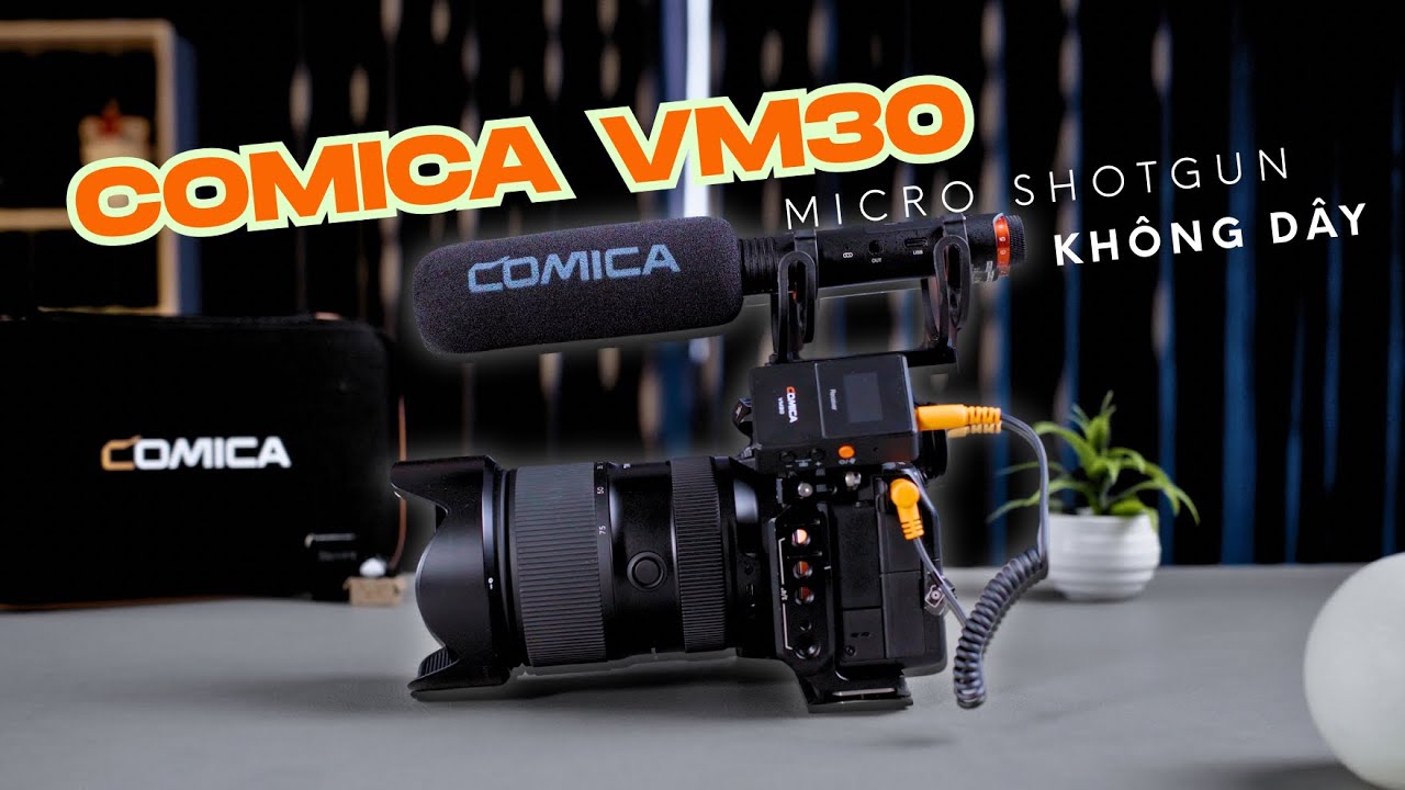 COMICA VM30 review: Khi micro shotgun hoàn toàn KHÔNG DÂY!!! - YouTube