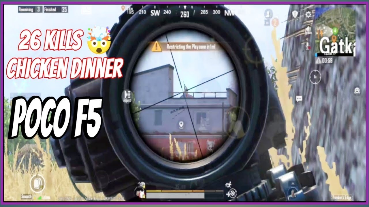 26 Kills Chicken Dinner 🤯 POCO f5, Beast 🔥 No Lag 90fps Smooth Gameplay ...