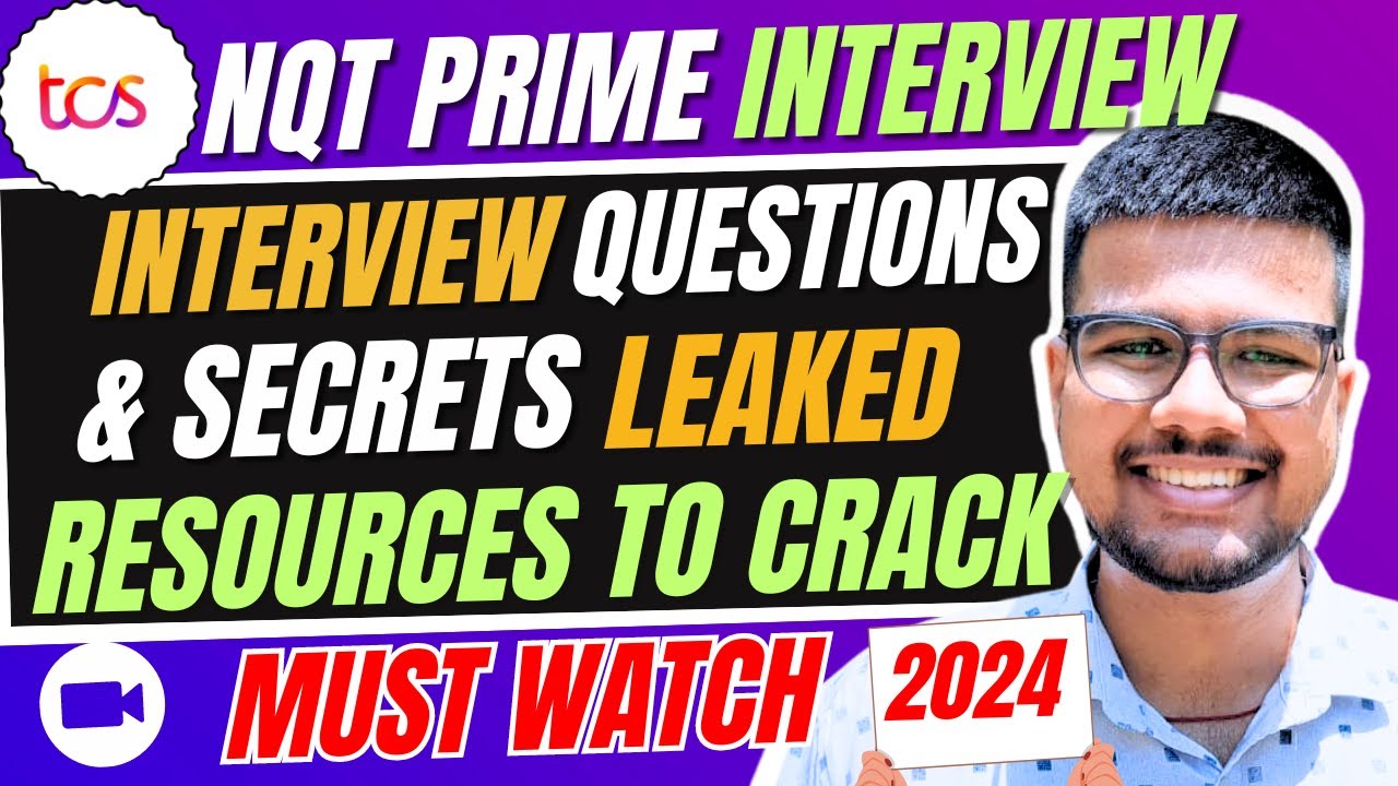 TCS Prime Role Interview Experience: Insider Questions Leaked - YouTube