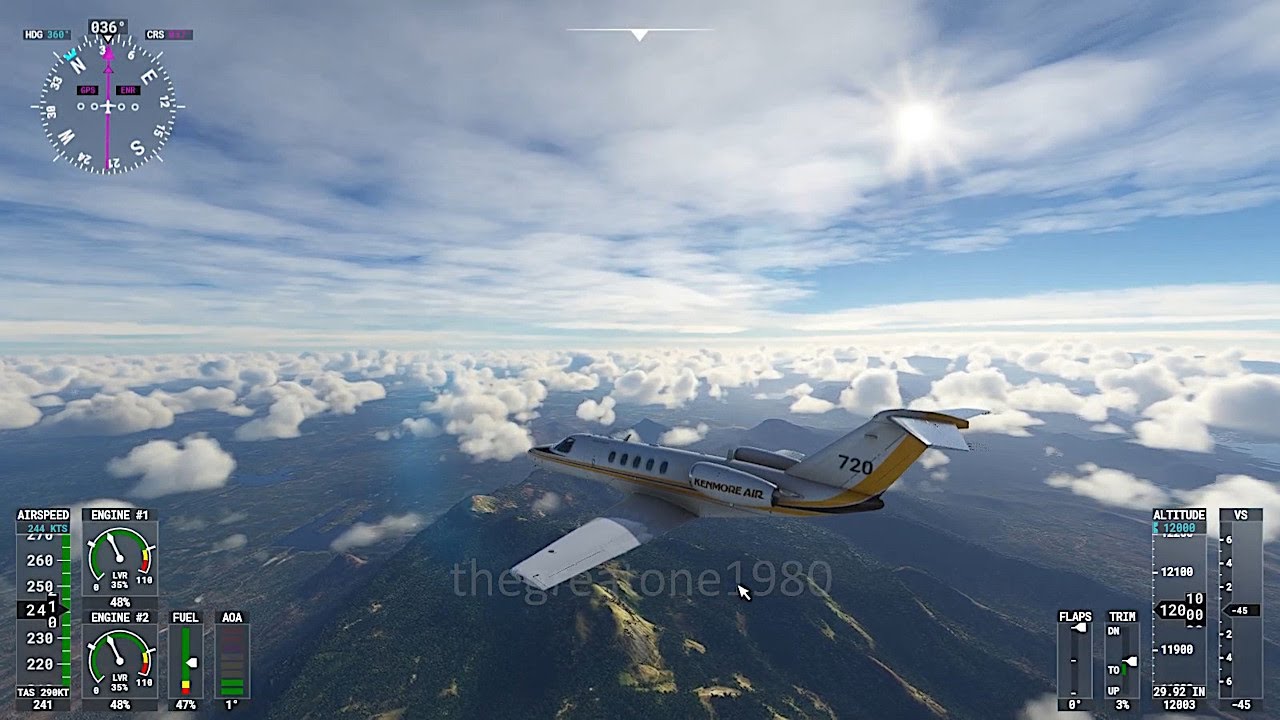 Cochin INS Garuda (VOCC) to Bengaluru (VOBL) in Cessna Citation CJ4 ...