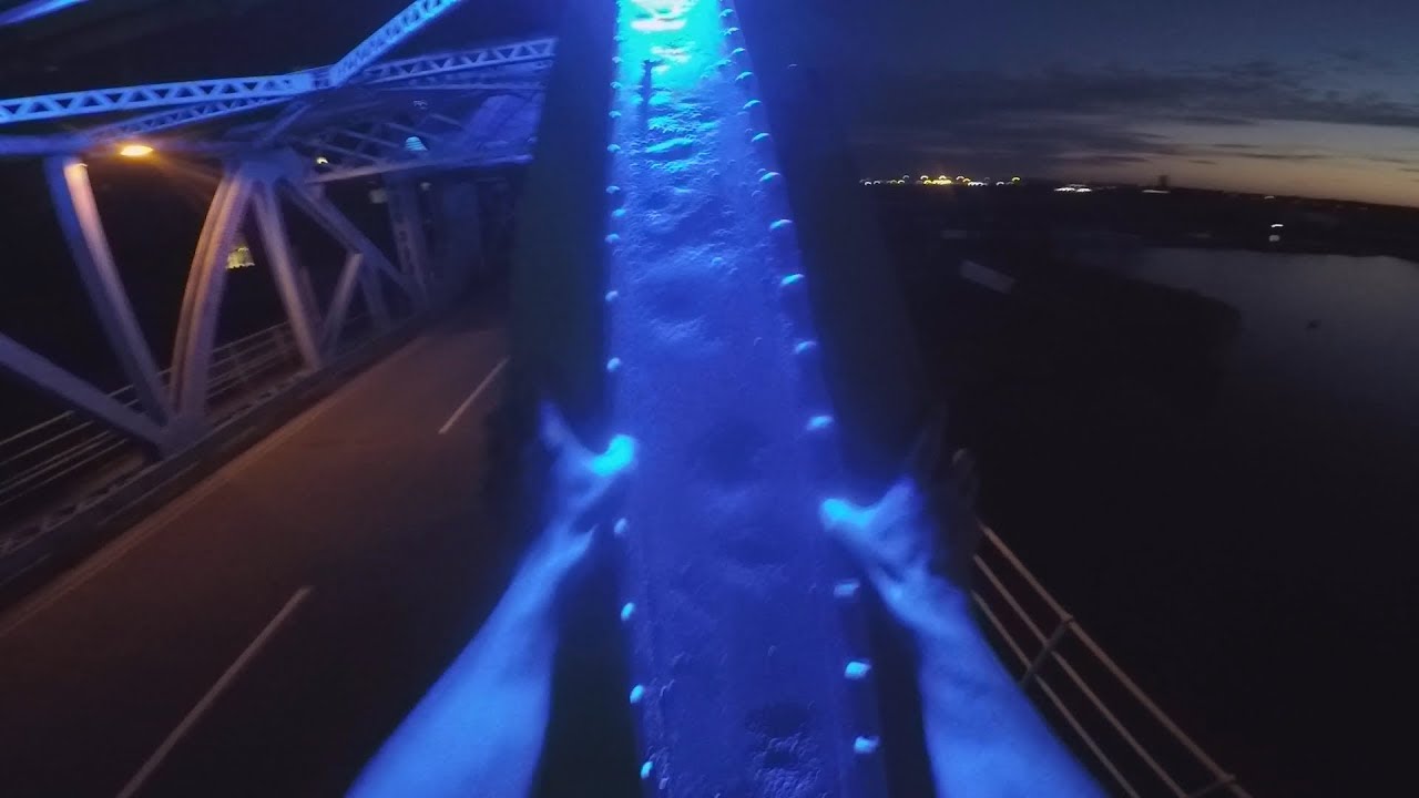 CLIMBING BRIDGE! ( night time ) - YouTube
