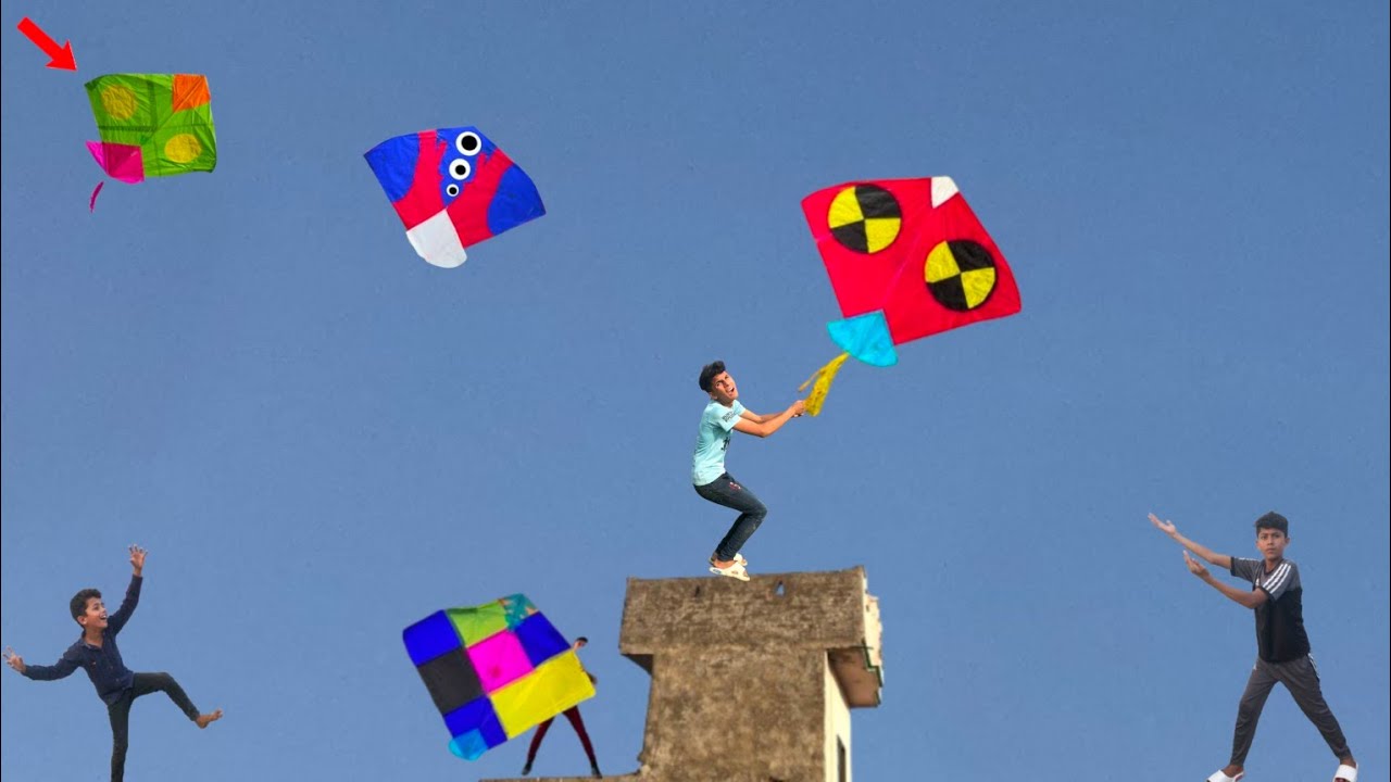 small kite break big kit caught cutting kiters run big roof fly# ...