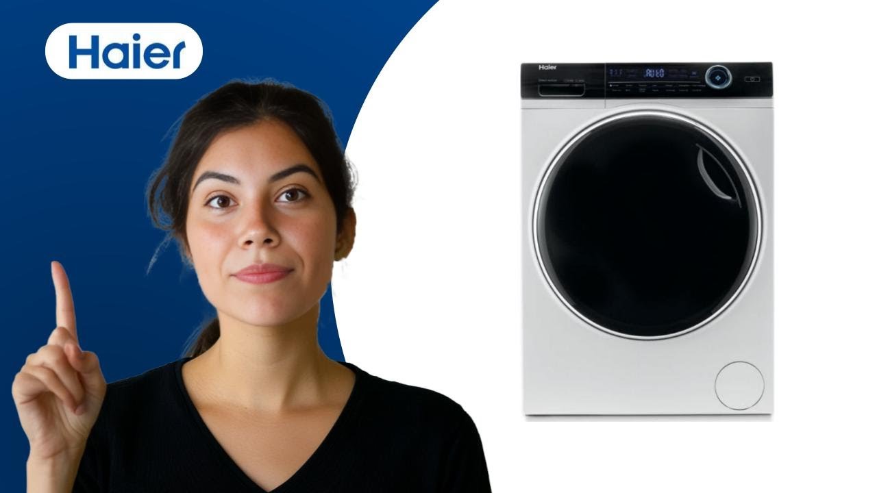 Jak ustawić dźwięk końca cyklu na pralce Haier I-Pro Series 7 - YouTube