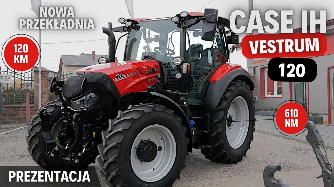 CASE IH VESTRUM 120 - bardzo mocny zawodnik w segmencie powyżej 100 KM ...