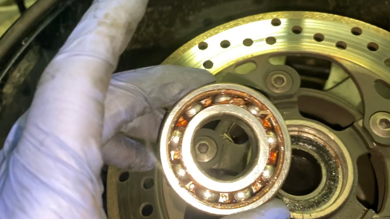 Bearing Removal Motorcycle Street Bike Wheel No Special Tools Easy ...