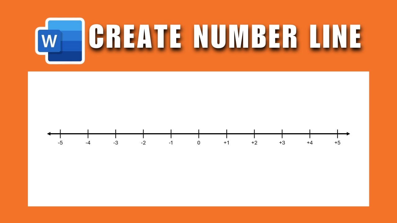 How to Create Number Line in Microsoft Word 2026 - YouTube