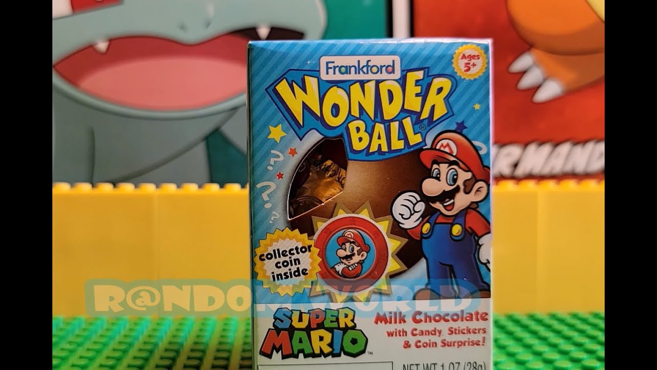 Super Mario Chocolate Wonder Ball...What's inside?? #supermariocandy ...