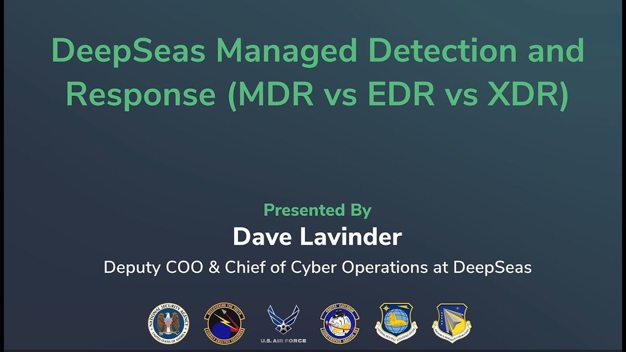 DeepSeas Managed Detection and Response (MDR vs. EDR vs. XDR): A Deeper ...