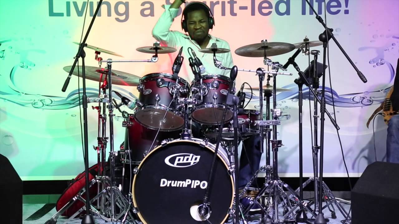 Amazing drummer at Gospel jazz in the city _ DrumPIPO - YouTube