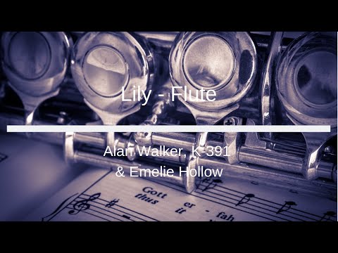 5K Sub Dedication - Alan Walker, K-391 & Emelie Hollow - Lily - Flute Sheet Music
