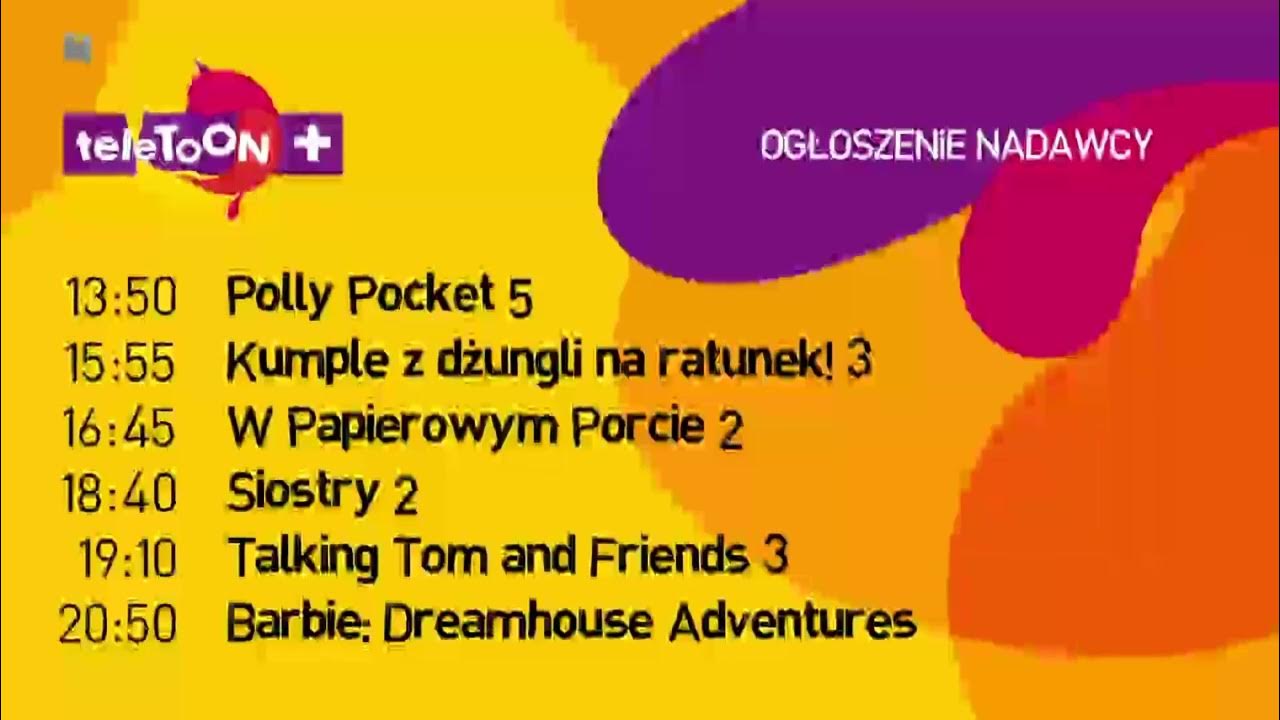 TELETOON+ - 18-09-2024 - Plansza - YouTube