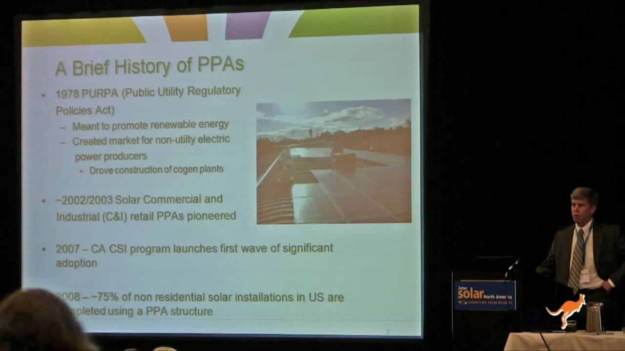 Paul Detering of Tioga Energy: Intro to Solar PPA - buildaroo com - YouTube