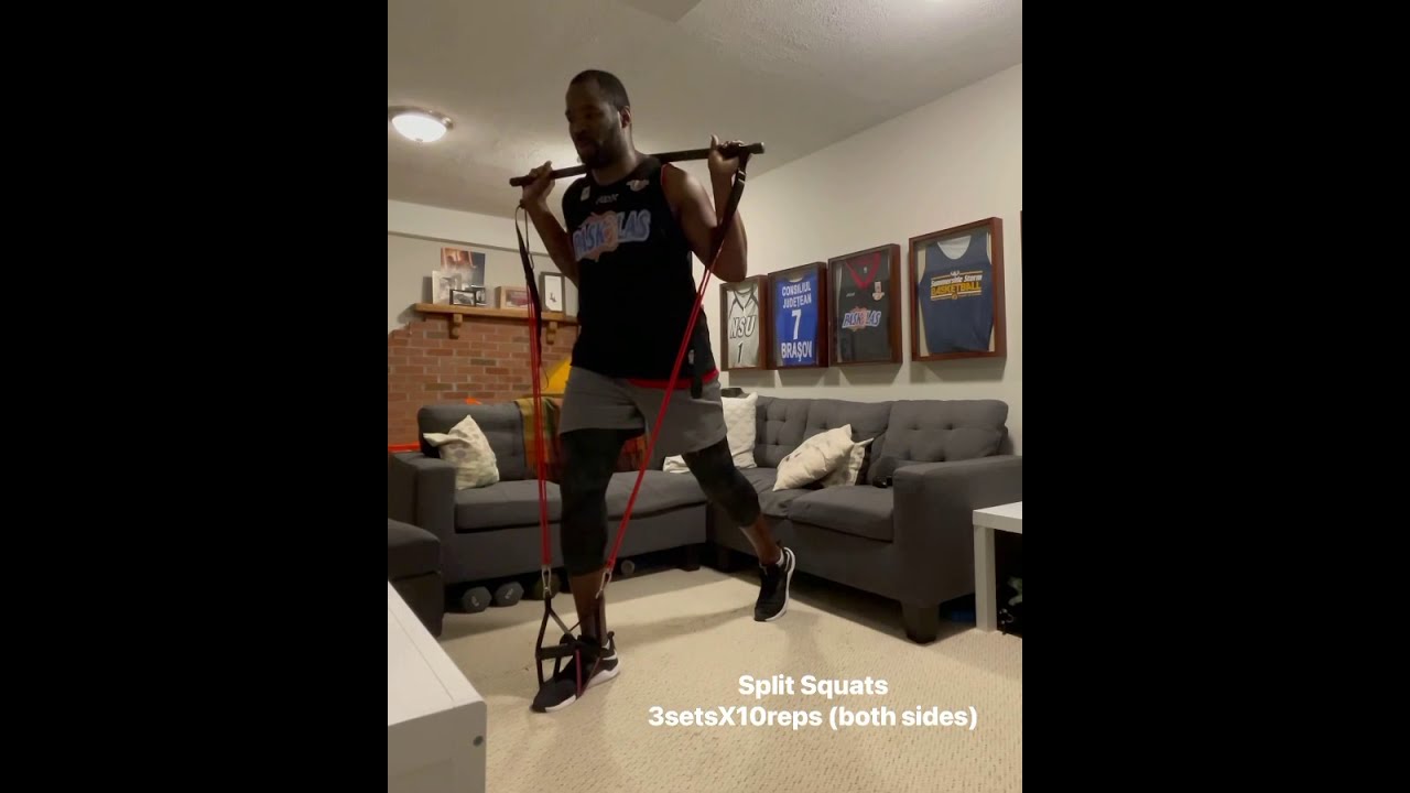 Legs Workout with Redge Fit Squat Bar - YouTube