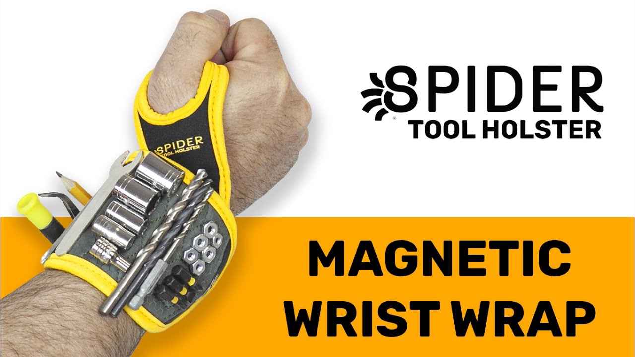 Spider Tool Holster - Magnetic Wrist Wrap - Product Overview - YouTube