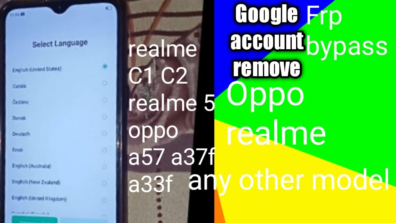oppo realme frp bypass 2022\how to remove google acount 2022 - YouTube