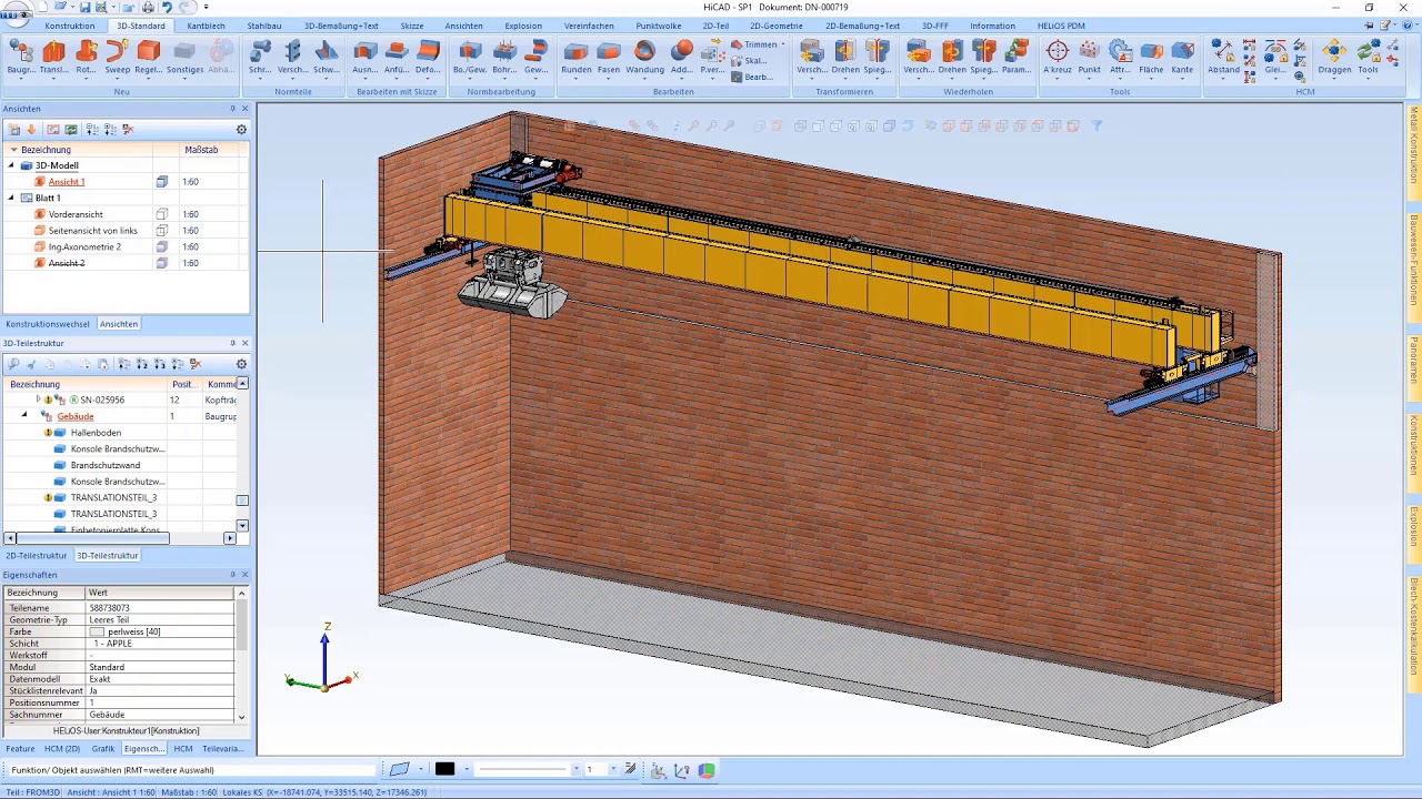 HiCAD 2020 | SP1: Schnelldarstellung - YouTube