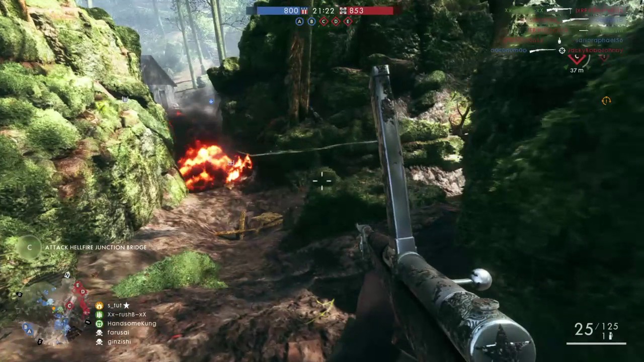 Battlefield 1 Argonne Forest Gameplay Part 2 - YouTube