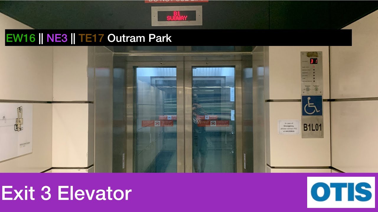 Outram Park MRT Station || Otis Elevator (Exit 3) - YouTube