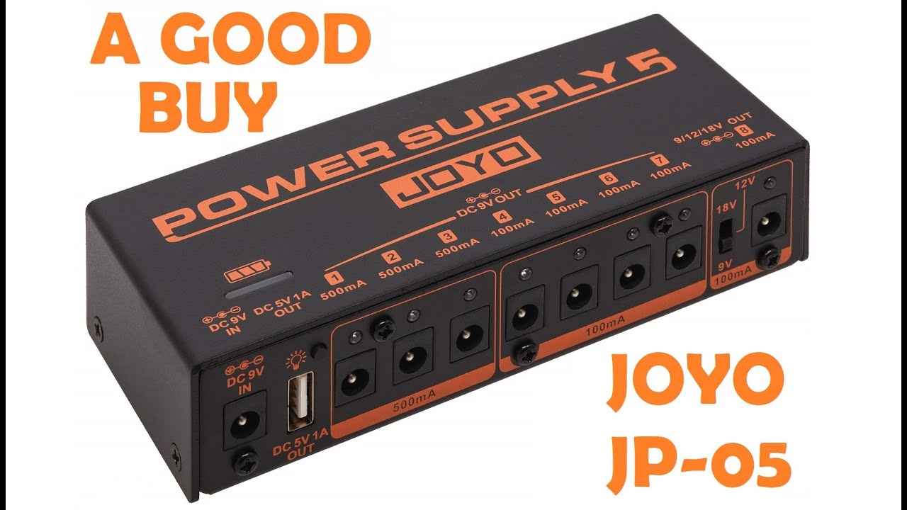 Joyo JP-05 great pedal Powersupply - YouTube