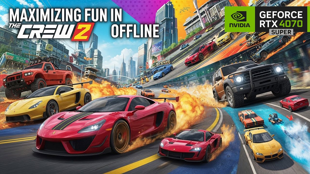 The Crew™ 2 (PC) Offline Mode | Save 90% OFF Discount | Gameplay 1440p ...