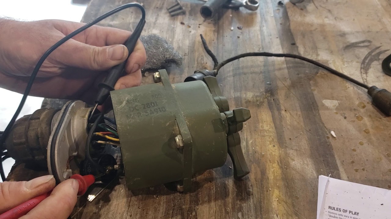 Another military light switch, a different repair. - YouTube