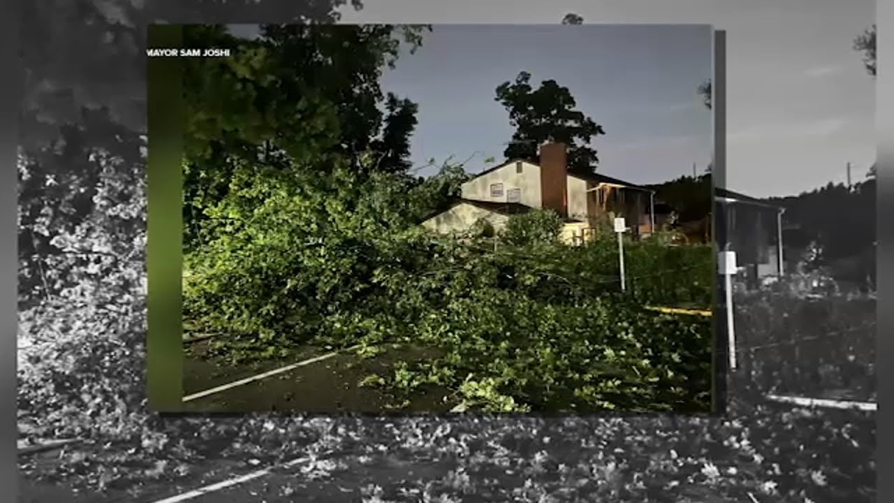 Severe storm in Edison leaves behind major damage to homes, cars and ...