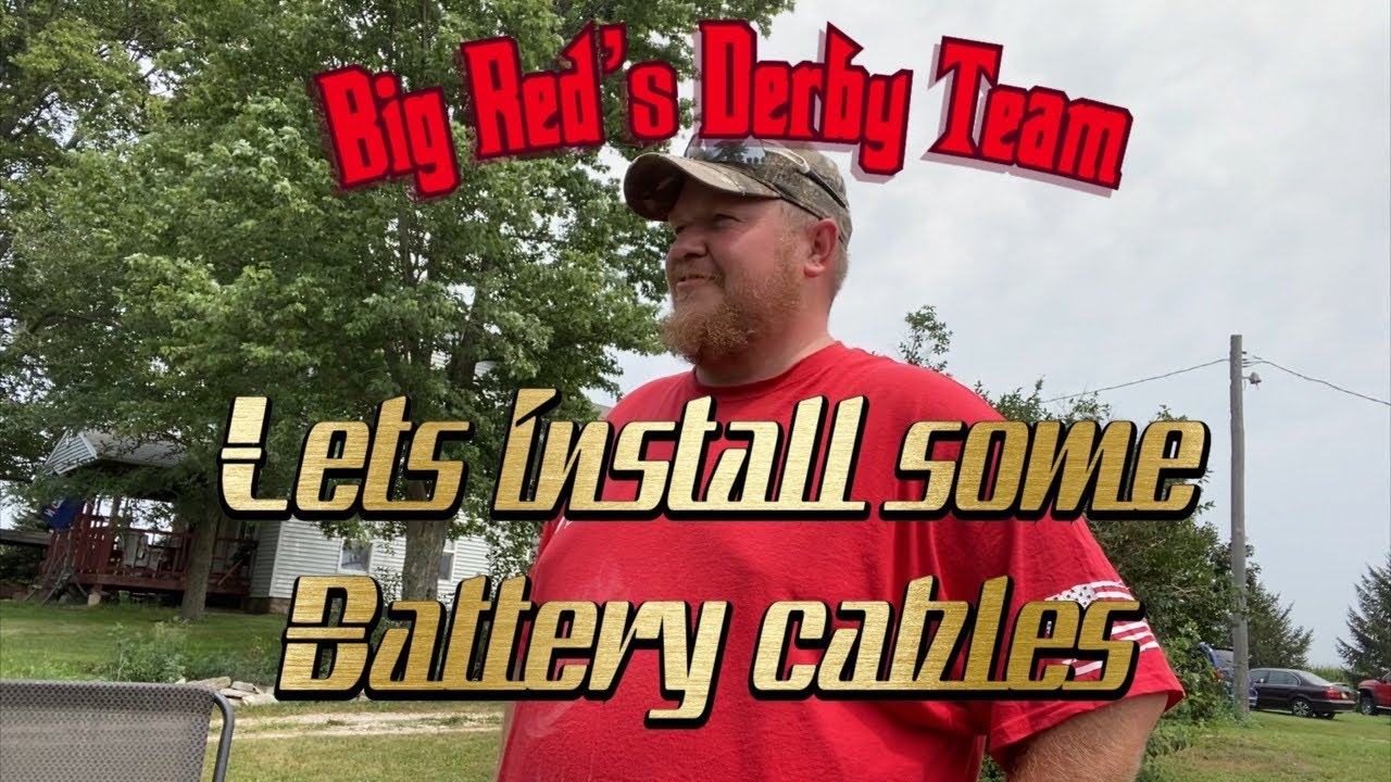 Derby car battery cables - YouTube