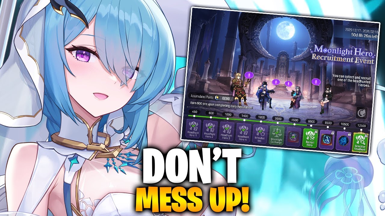 DONT MAKE A MISTAKE ON THE MOONLIGHT HEADHUNT! Epic Seven - YouTube