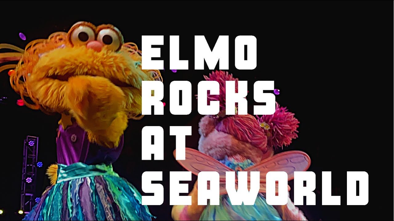 ELMO ROCKS Full Length Show at SeaWorld in Orlando Florida during ...