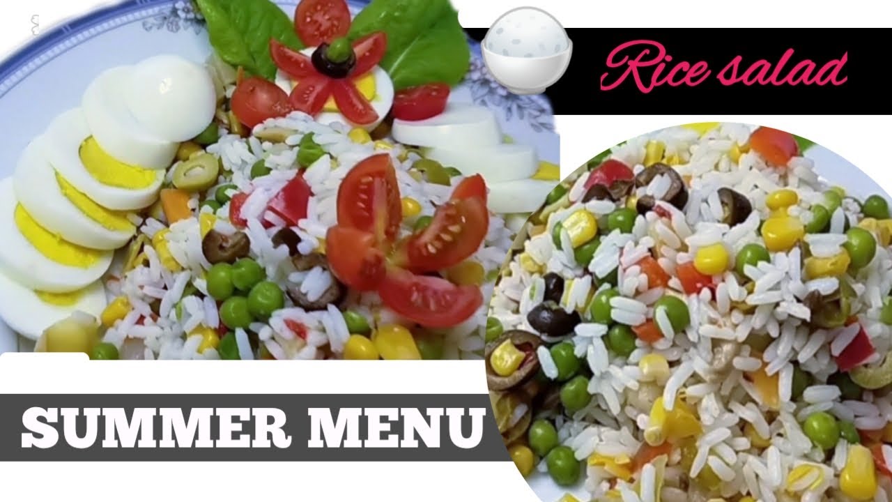 SUMMER LUNCH IDEA || ITALIAN SUMMER MENU || RICE SALAD # ...
