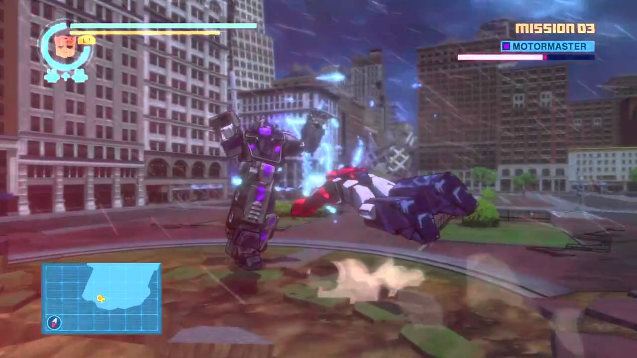 Transformers Devastation - Optimus Prime Vs. Motormaster - YouTube