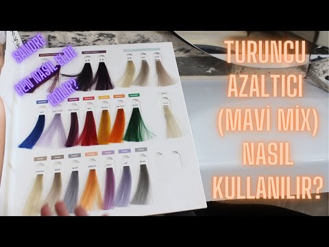 turuncu azaltıcı nasıl kullanılır (mavi mix) soft viyola nasıl bir renktir nerde kullanılır?