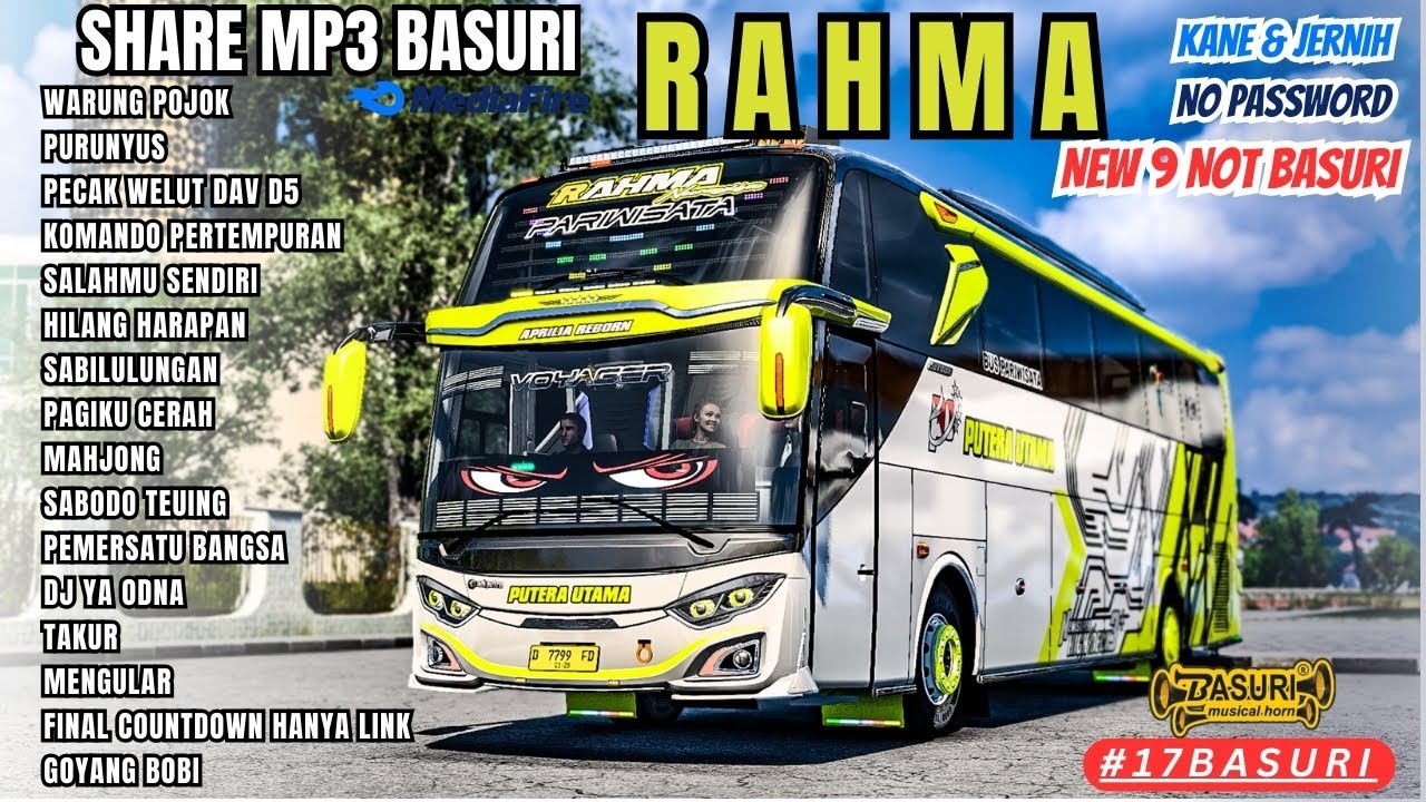 VIRAL 🤤 BASURI RAHMA NURSYIFA 9 NOT BASURI ‼️ MP3 BASURI BUSSID BUKAN ...