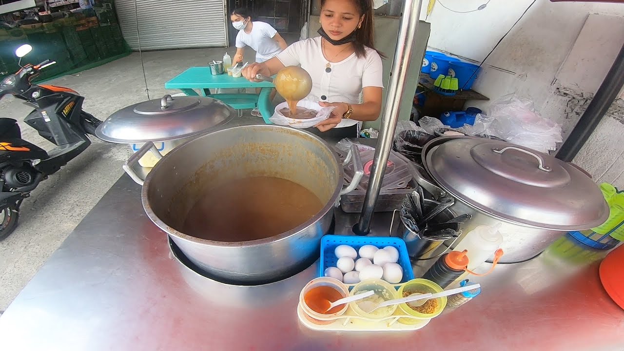 POV Filipino Street Food | Beef Pares (Beef Stew), Proben (Chicken's ...