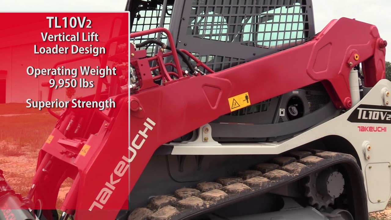 Takeuchi TL10V2 Loader Design Feature - YouTube