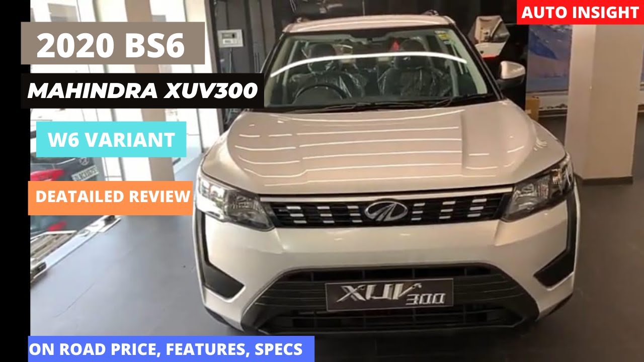 Mahindra XUV300 W6 Detailed Review | Features | Specs | On Road Price ...