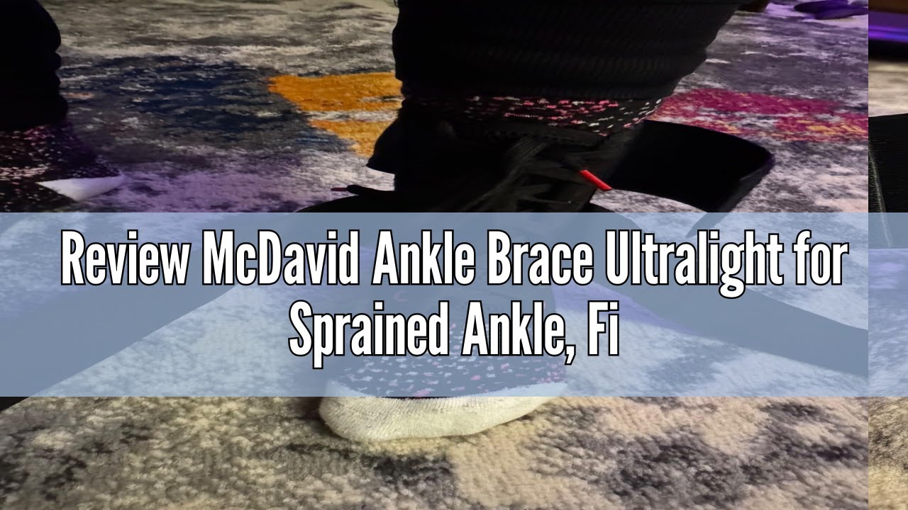 Review McDavid Ankle Brace Ultralight for Sprained Ankle, Figure 8 ...