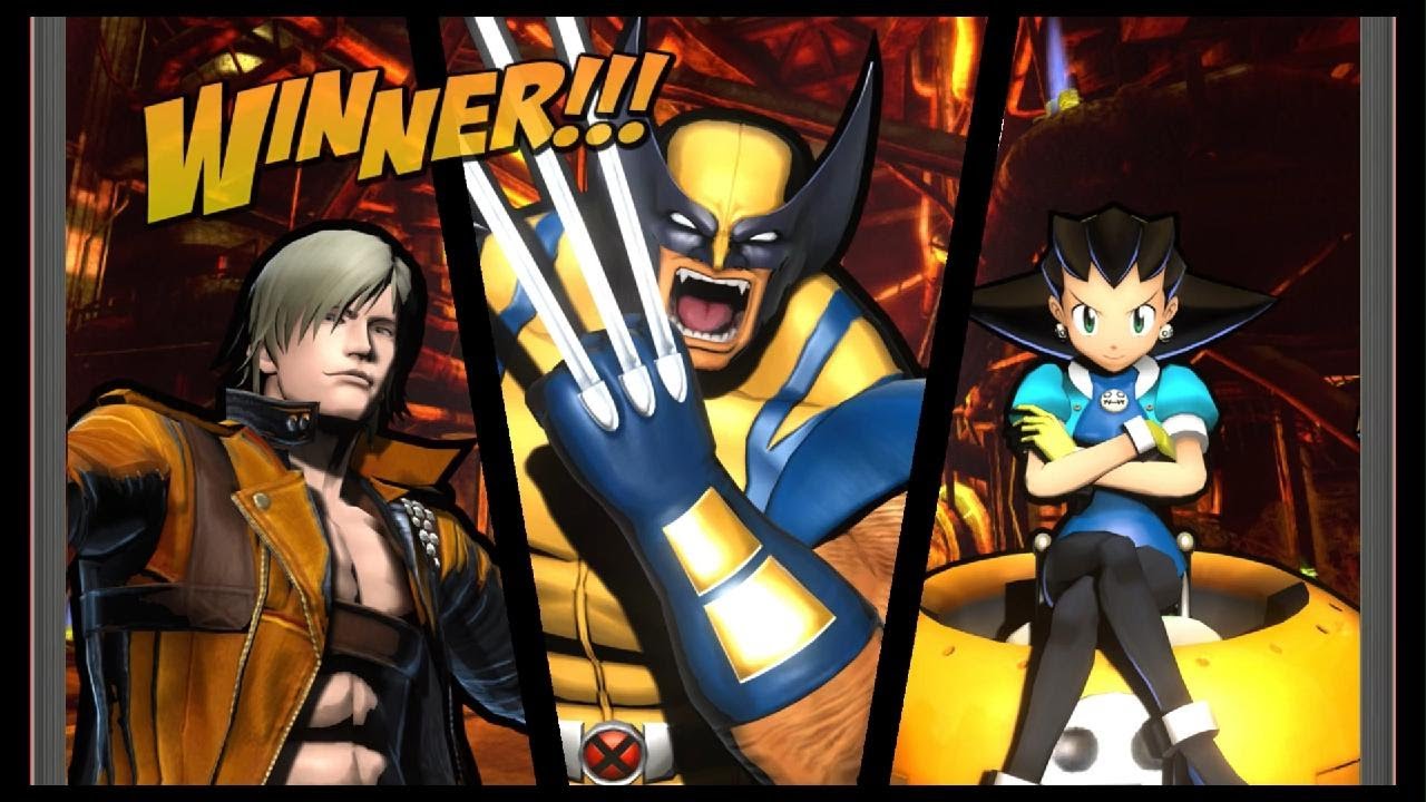 Ultimate Marvel vs Capcom 3 arcade.Dante-Tron -Wolverine. - YouTube